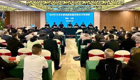 2023年湖南省水稻机插机抛育秧技术培训班在岳阳开班 综合要闻 湖南省农机事务中心
