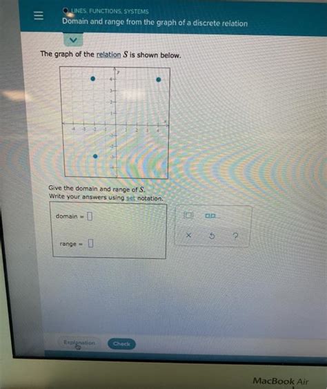 Solved Ollines Functions Systems Domain And Range From The