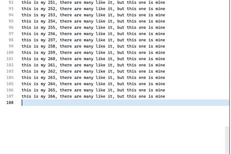 Notebook Show More Has Poor Formatting With Many Small Text Outputs