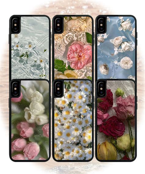 신상할인 Wet Flower 커플케이스 우정템 키치 인스타감성 유행케이스 인기 아이폰 우정케이스 갤럭시 커플템 감성 핸드폰