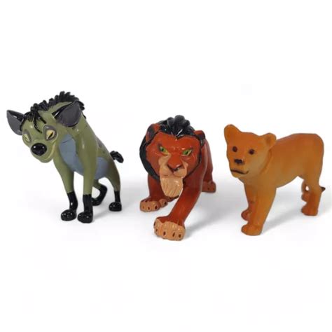 Vintage Disney The Lion King Scar Shenzi Hyena And Lioness Action Figure