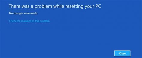 Fix There Was A Problem Resetting Your PC Widget Box
