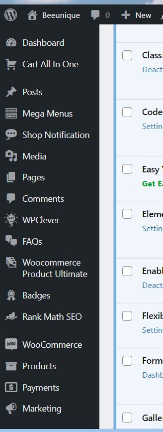 Rearrange Dashboard Menu In Admin Forums