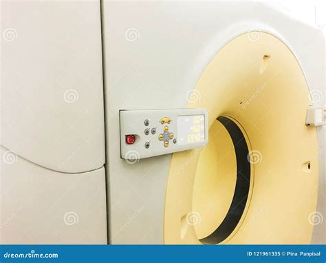 Physical Examination With Computed Tomography Ct Scan Stock Image