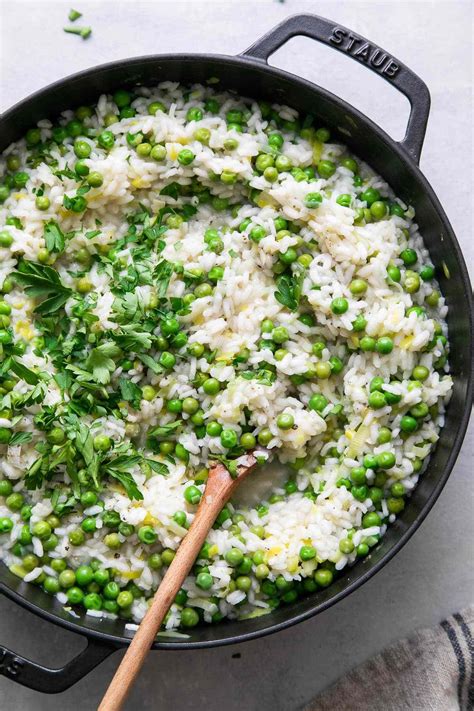 Risi E Bisi A Flavorful Italian Stewed Rice With Peas Leeks And Rice