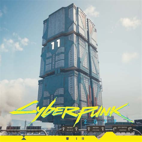 Artstation Megabuilding Cyberpunk 2077