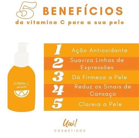 5 Benefícios Da Vitamina C Cosméticos Linhas De Expressão Antioxidante