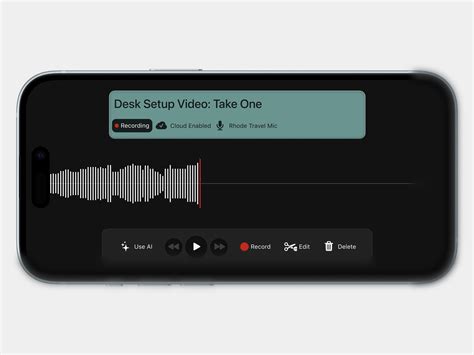 Iphone Audio Recording App Behance