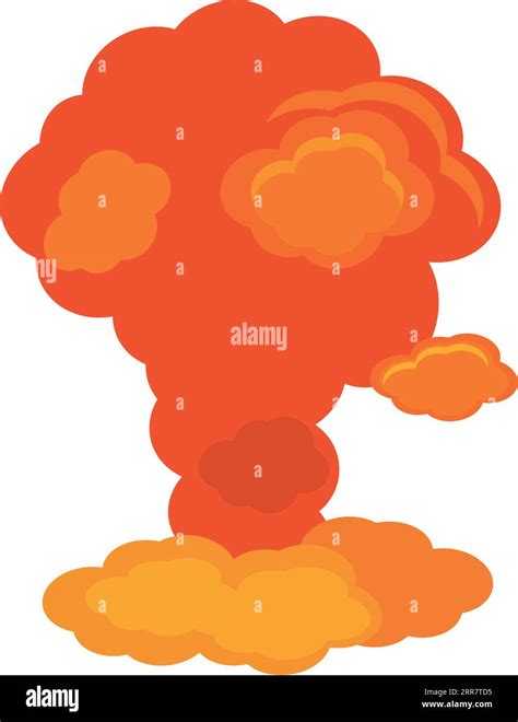 Explosion Effect With Smoke Stock Vector Image And Art Alamy