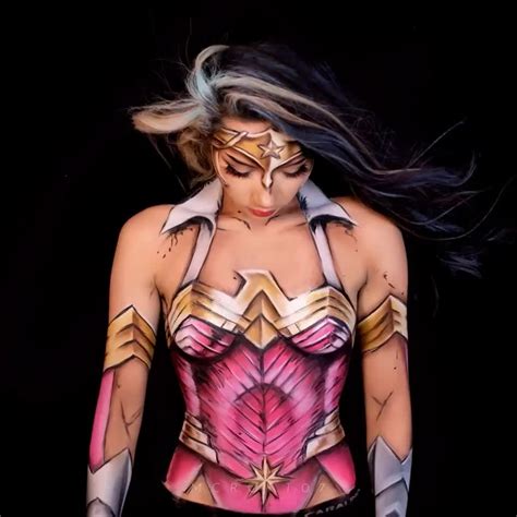 Star Sapphire Wonder Woman Body Paint Mcroft07 Album On Imgur