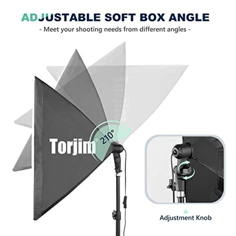 Electronikz Torjim Softbox Photography Lighting Kit Professional
