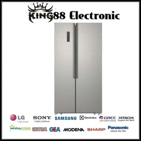 Promo Kulkas Side By Side G2d 472 Twist Ice Maker No Frost [inox] New