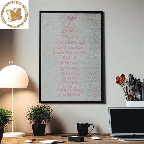 Travis Scott Utopia Tracklist Home Decor Poster Canvas Mugteeco