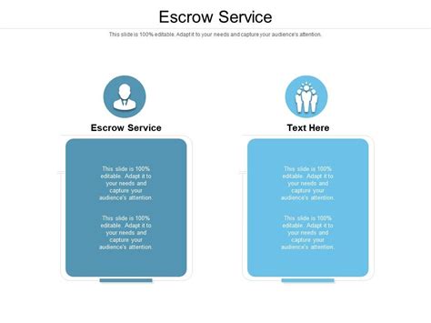 Escrow Service Ppt Powerpoint Presentation Infographic Template Icon Cpb Presentation Graphics