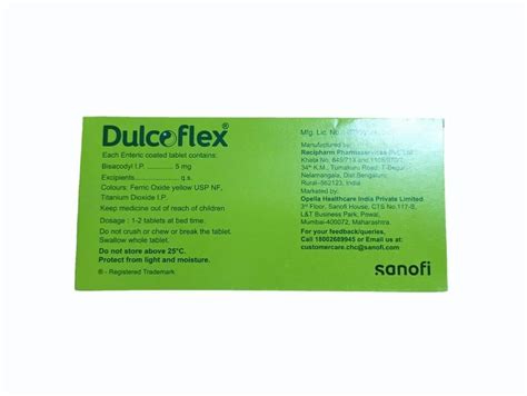 Dulcoflex 5mg Tablet At ₹ 10 Strip New Delhi Id 2856478100162