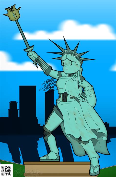 Lady Liberty Prime Zedrin By Frostbitewhiteknight On Deviantart