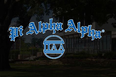 Pi Alpha Alpha Public Affairs And Admin Aum