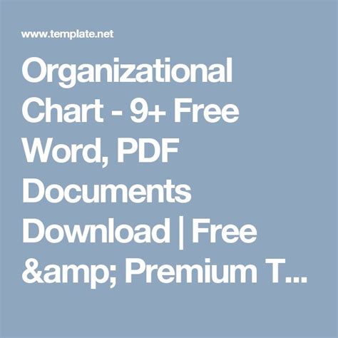 Organizational Chart 17 Free Word Pdf Documents Download