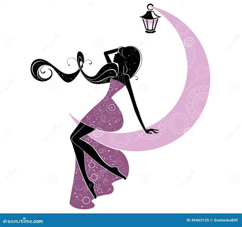 Retrato de uma fada bonita ilustração do vetor Ilustração de imagem