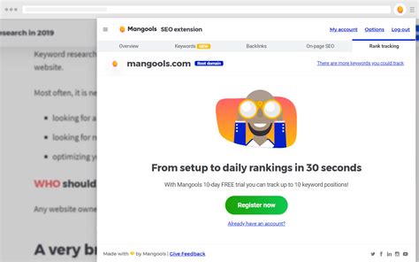Browser Seo Extension For Chrome And Firefox Mangools