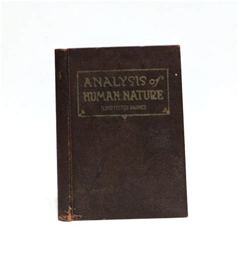 Analysis Of Human Nature A Series In Five Books Book 4 Features
