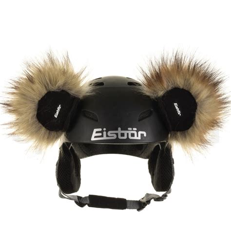 Rohy na helmu Eisbär Teddy Ears 38013 918 brown black Sportovna