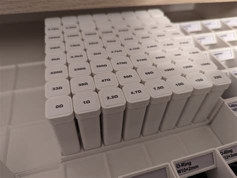 Economical Resistor Storage Rack By Johnoldman Download Free Stl