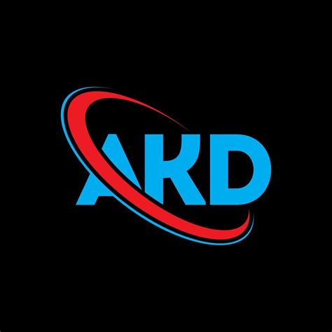 logotipo de akd letra akd diseño del logotipo de la letra akd