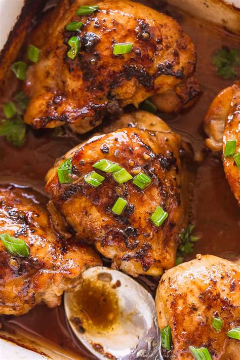 Marinated Oven Baked Chicken Thighs Diethood Diethood Bloglovin