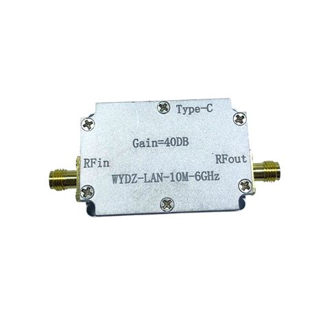 High Flatness Amplifier 10m 6ghz Gain 40db Rf Signal Driving Or