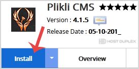 How To Install Plikli CMS Via Softaculous In CPanel Host Duplex
