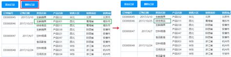 数据操作 添加删除和重置 活字格v10帮助文档