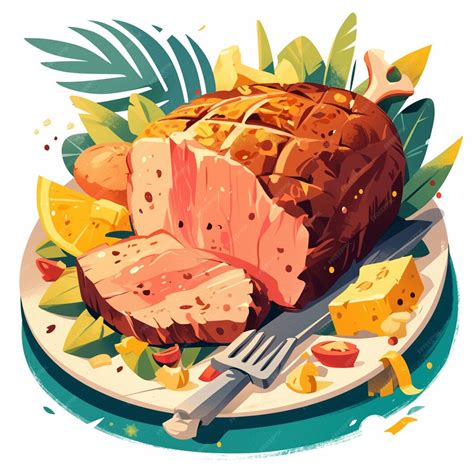 Premium Vector Cuban Lechon Asado And Island Culinary Treats
