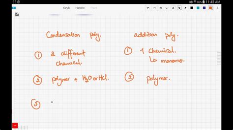 Igcse Gcse Chemistry Condensation Polymerization 14 18 Youtube