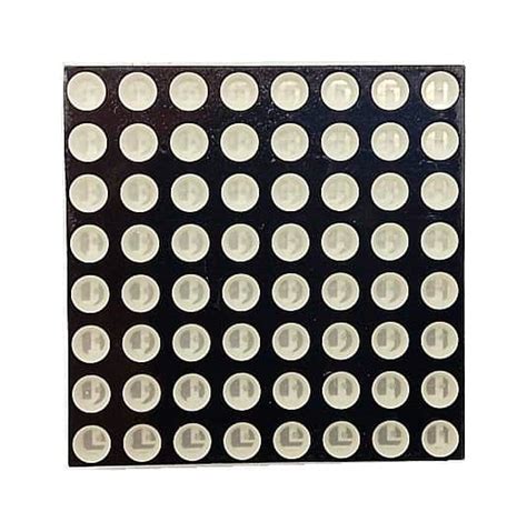 8 8 Mini Dot Matrix Led Display Red Common Anode Digital Tube 16 Pin