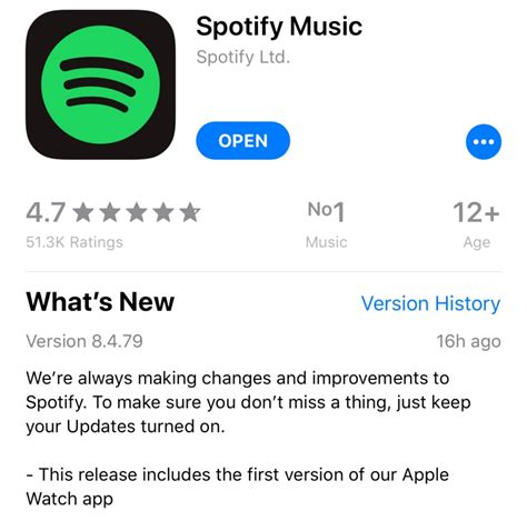 Spotify Releases The First Version Of Its Apple Watch App