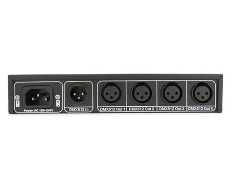 Amplificatore Distributore Segnale Dmx 512 Signal Distributor 4 Canali 220v Dmx124 Bricobravo