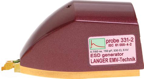 Langer Emv P331 2 Set Esd Pulse Injection Iec 61000 4 2
