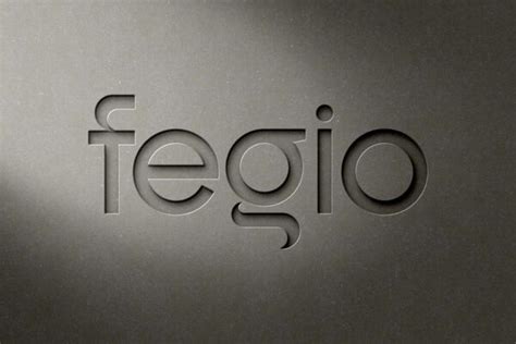 cut out paper logo mockup the free mockup