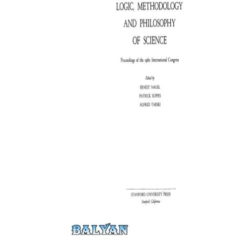 خرید و قیمت دانلود کتاب Logic Methodology And Philosophy Of Science ترب