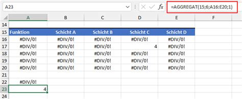 Suche über mehrere Spalten und Zeilen Der Tabellenexperte