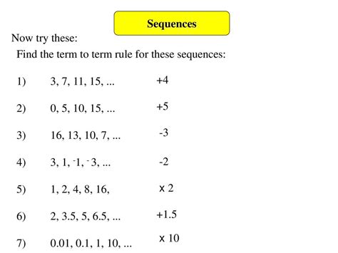 Sequences Objectives Ppt Download