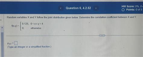 Solved Random Variables X And Y Follow The Joint
