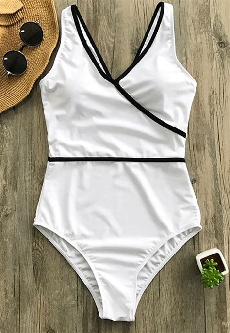 Pure Joy Binding One Piece Swimsuit Swimsuits Swimsuits Outfits
