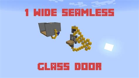 1x2 Seamless Glass Door Tutorial 1 Wide Youtube