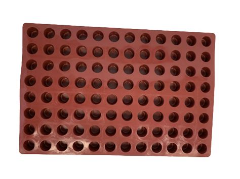 Silicone Mould Mini Cylinder 96 Cavities 24 Ml Maé Innovation