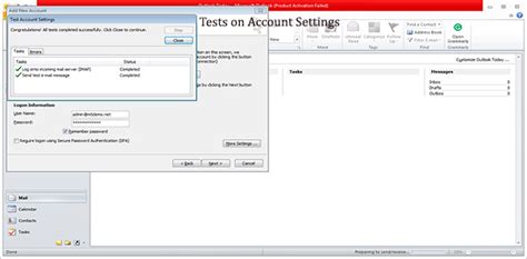 how to configure smartermail in outlook as imap with m6