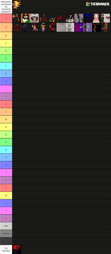 Fnf Mario Mix Character 2 Tier List Community Rankings Tiermaker
