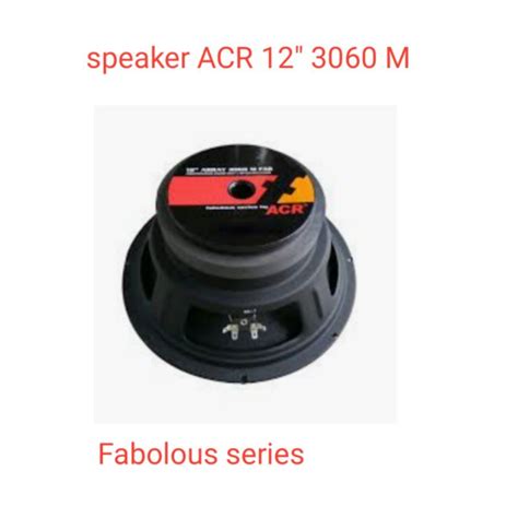 Jual Speaker ACR Inch ARRAY M Inch Fabolous Series Shopee Indonesia