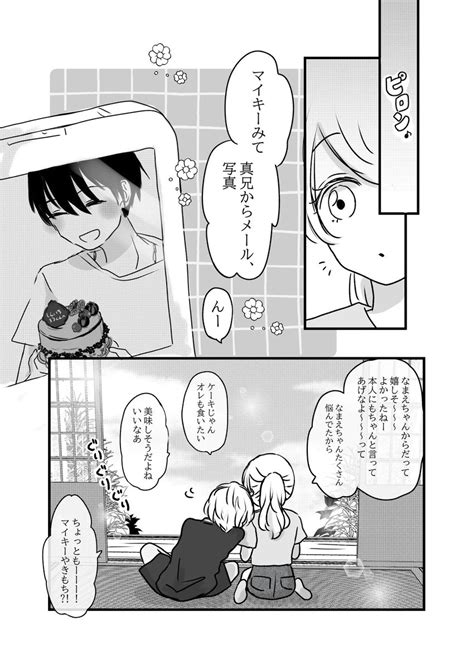 12 12 ここまで読んで頂きありがとうございました🖤改めてハッピ~バースディ 」調月の漫画